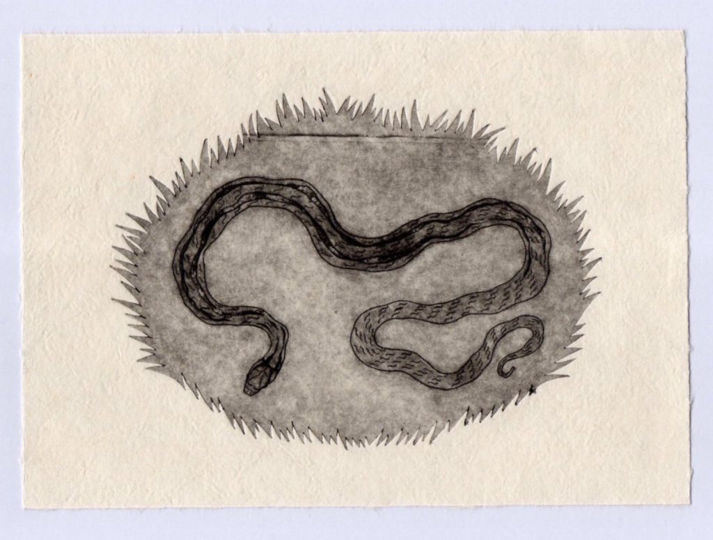 ‘Melangkahi Ular’ Handmade Print « Sharon Chin